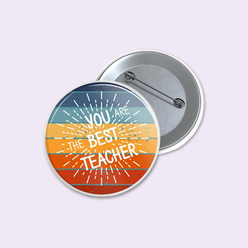 2.25 Inch Button Templates, Teacher Theme, Printable Downloads, - Etsy