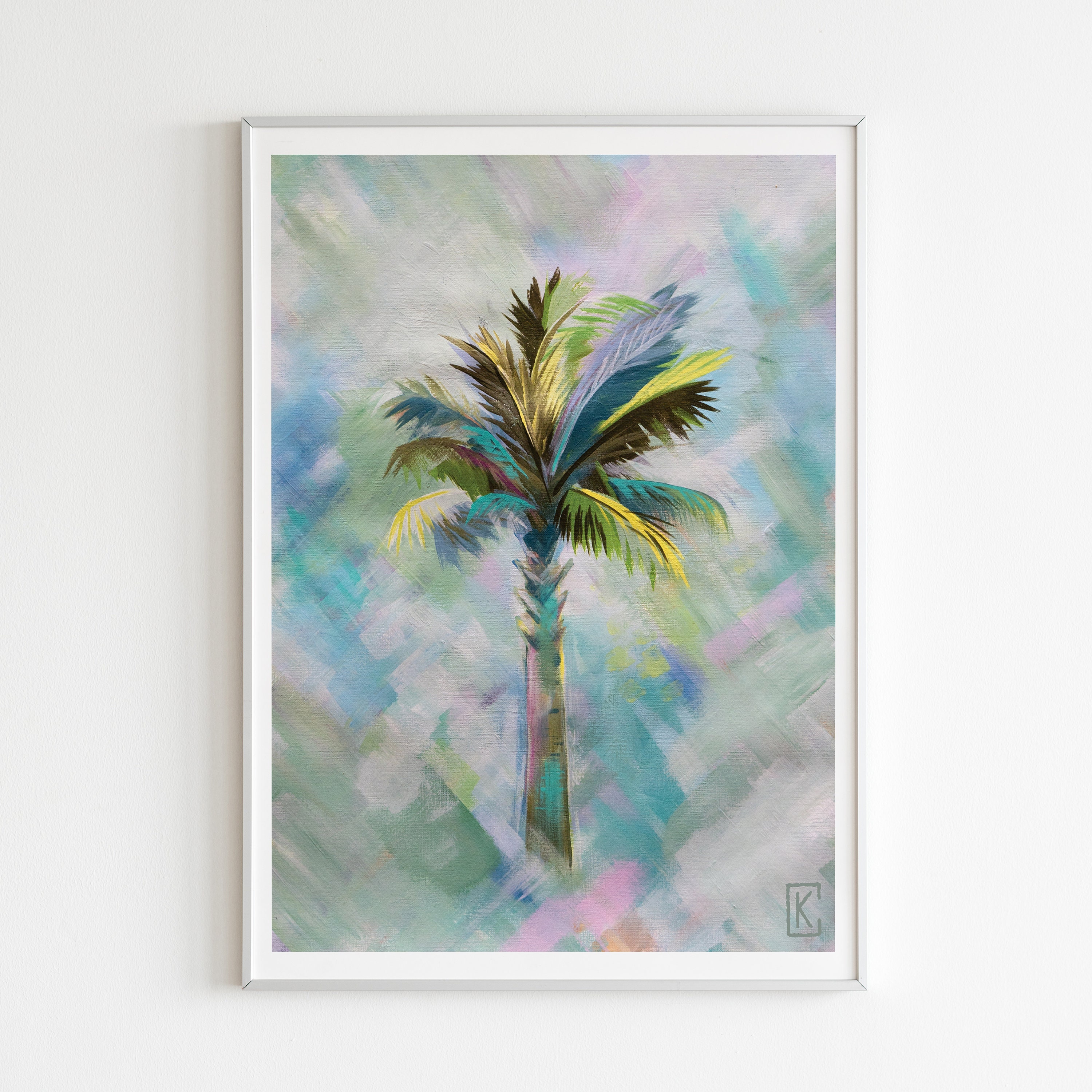 Palm Tree Painting Palmetto Tree Print Original Artwork - Etsy