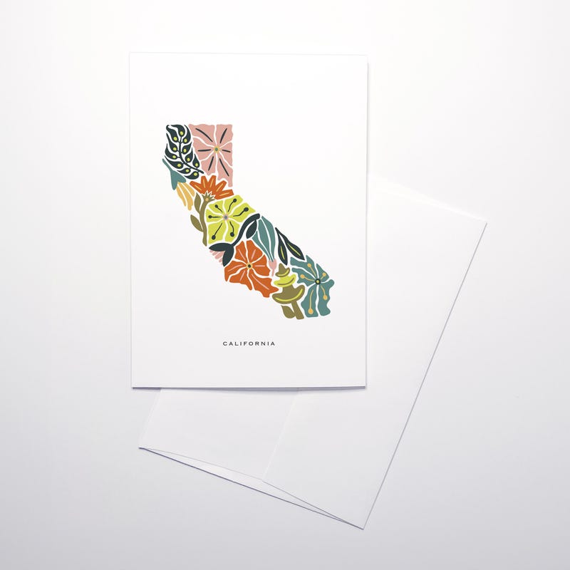 California Greeting Cards - Etsy