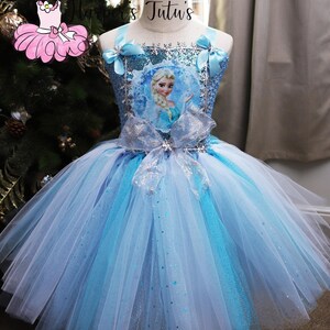 ELSA/ FROZEN Birthday Party Tutu Dress - Etsy