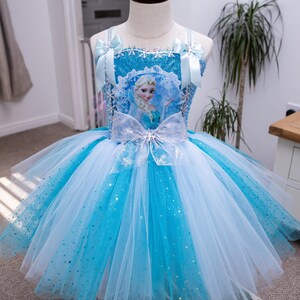 ELSA/ FROZEN Birthday Party Tutu Dress - Etsy