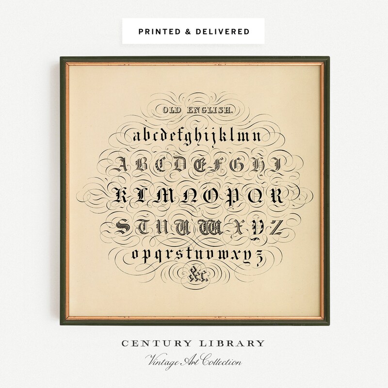 Vintage Lettering - Etsy