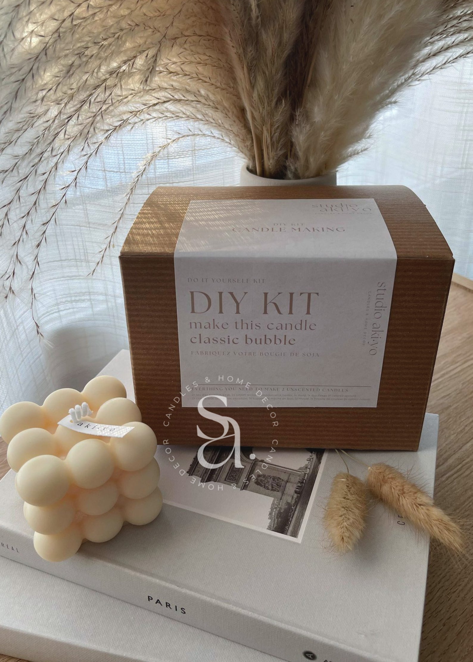 DIY Kit: Classic Bubble Candle Making Kit Set of 2 Bubble - Etsy