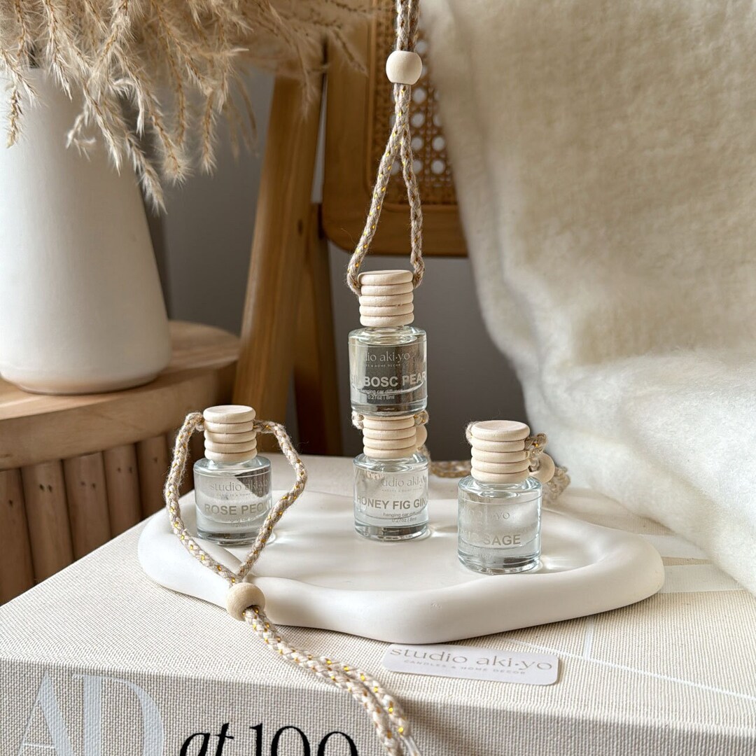 Rose Peony Car Diffuser | Hanging Car Diffuser | Car Freshener | Car ...