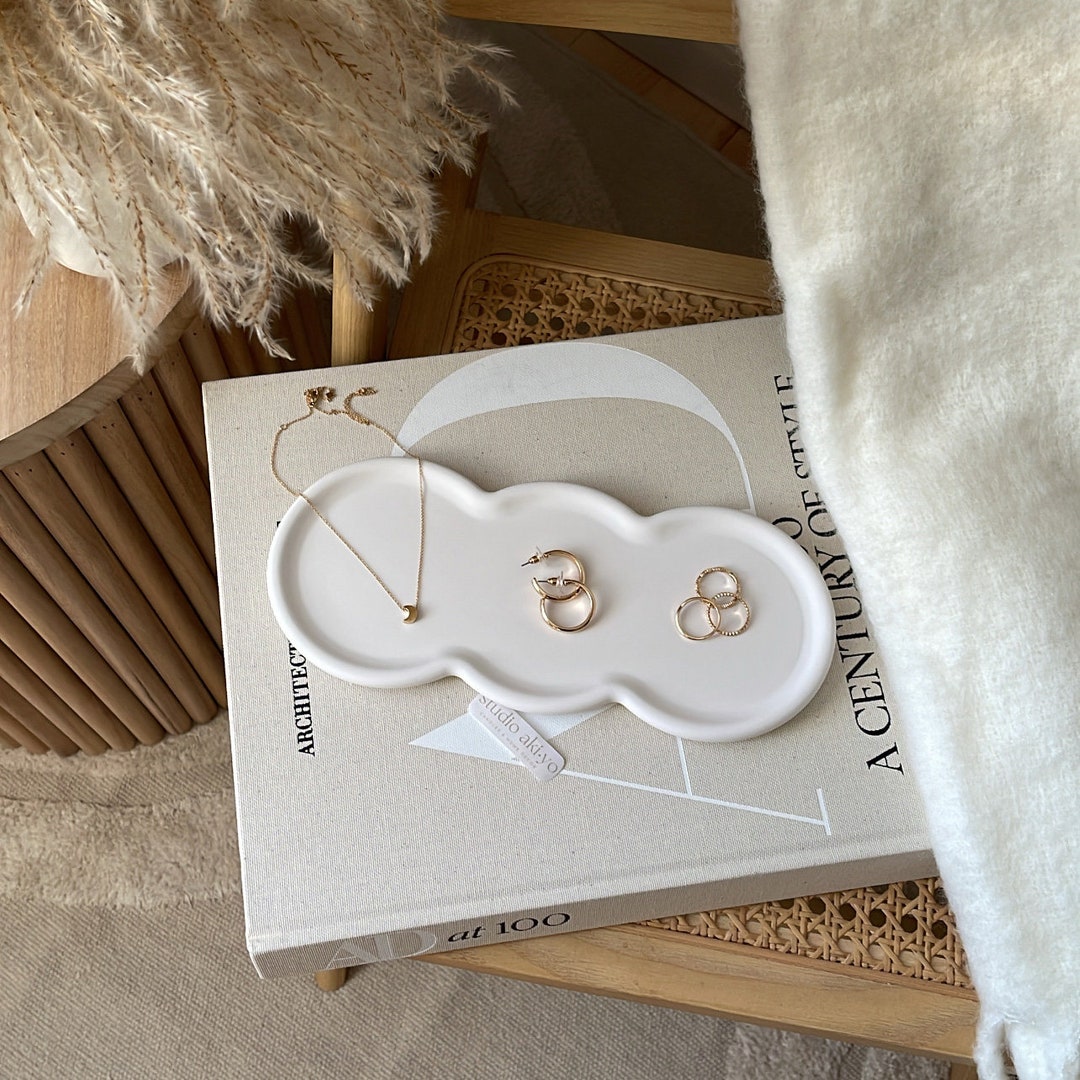 Large Wavy Trinket Tray Coffee Table Tray Catch All Tray Aesthetic ...