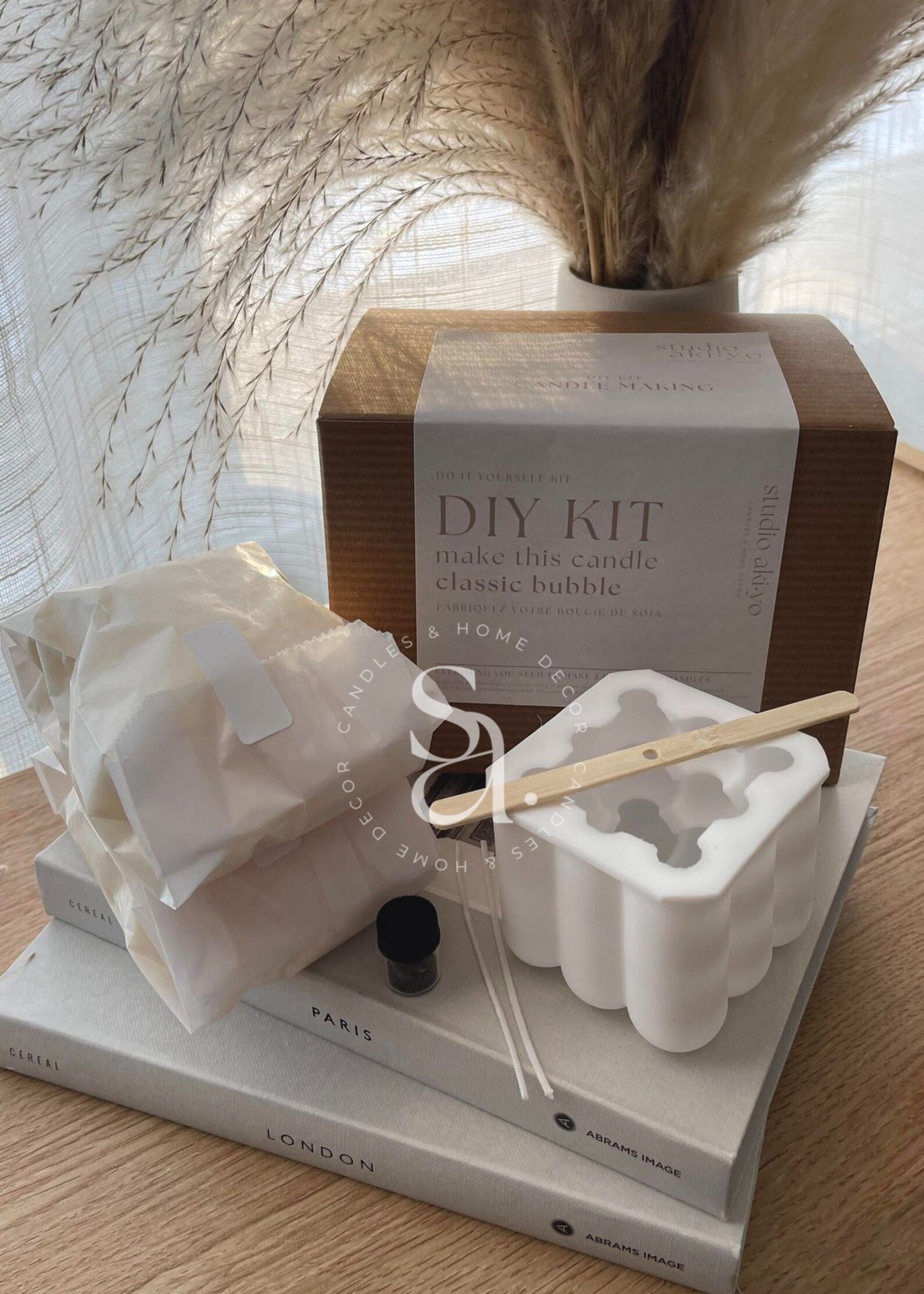 DIY Kit: Classic Bubble Candle Making Kit Set of 2 Bubble - Etsy