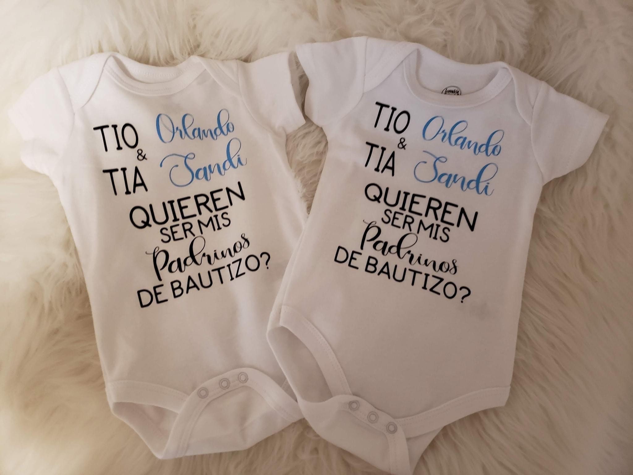 Tio & Tia Quieren See Mis Padrinos - Etsy UK