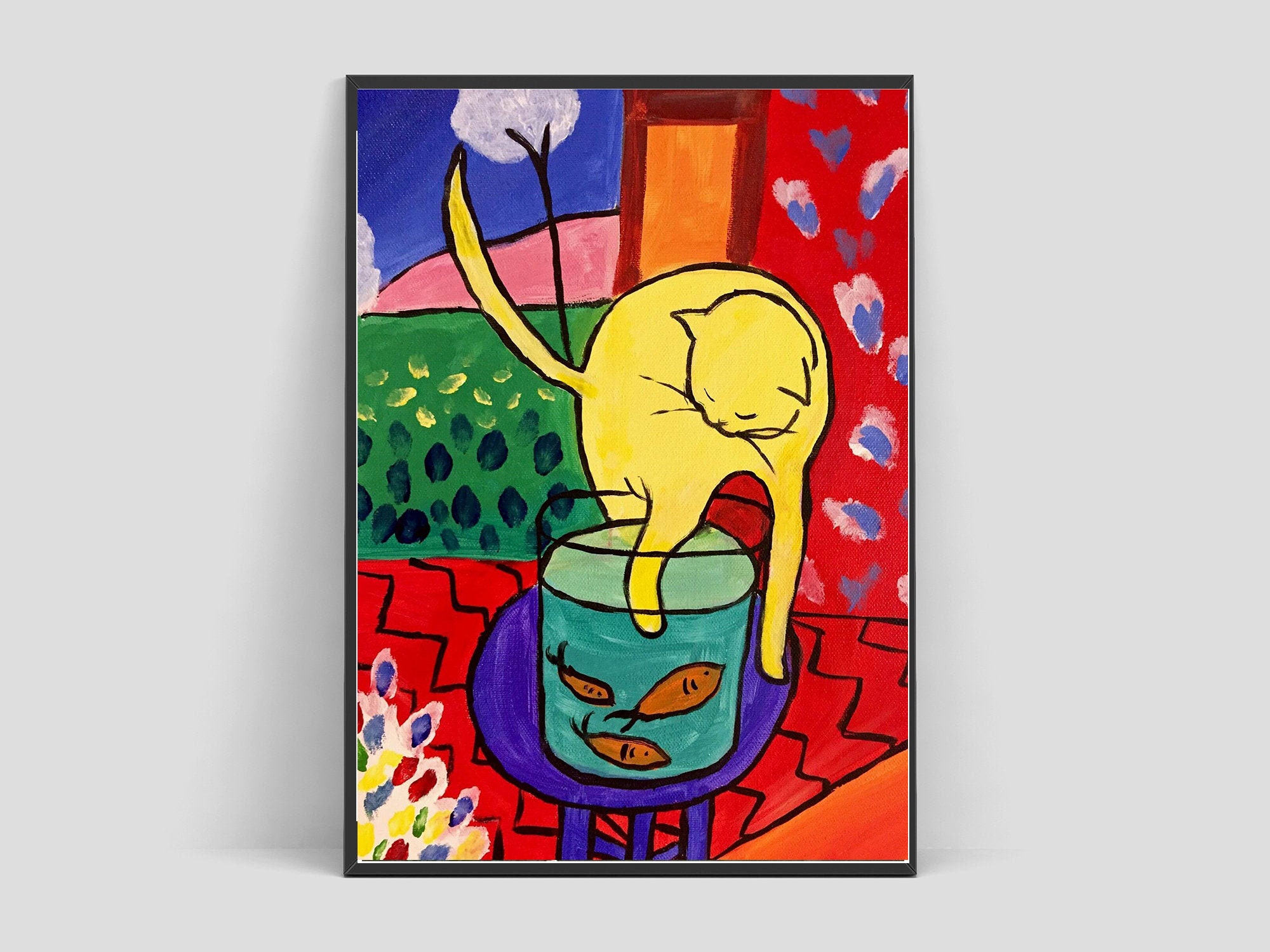 Matisse Red Fish And Sculpture