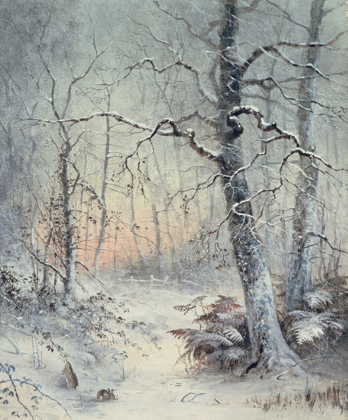 Winter Breakfast Art Print by Joseph Farquharson Painting Poster Print ...