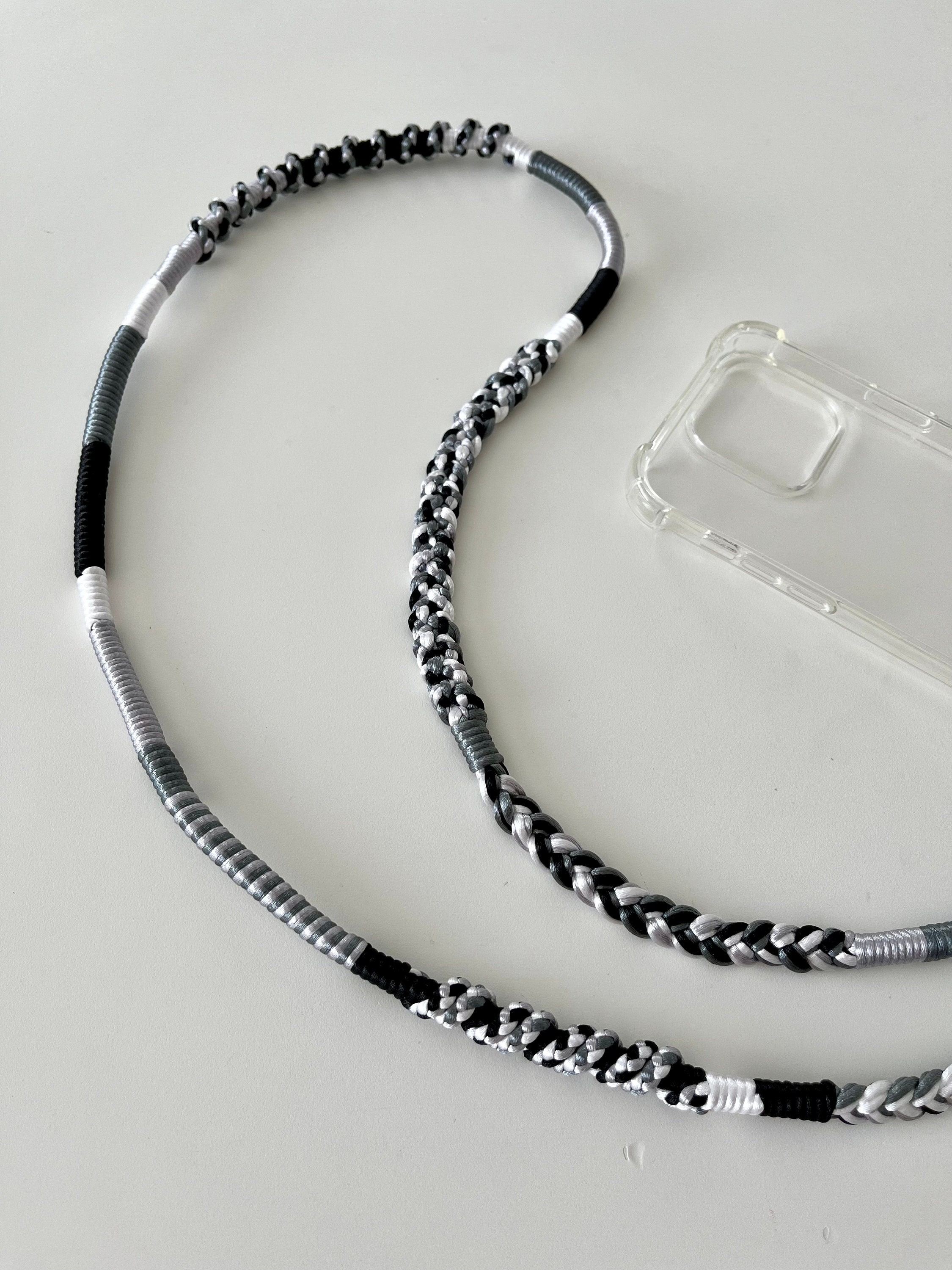 Phone Chain Crossbody/macrame Phone Hanger/phone Strap With Transparent ...