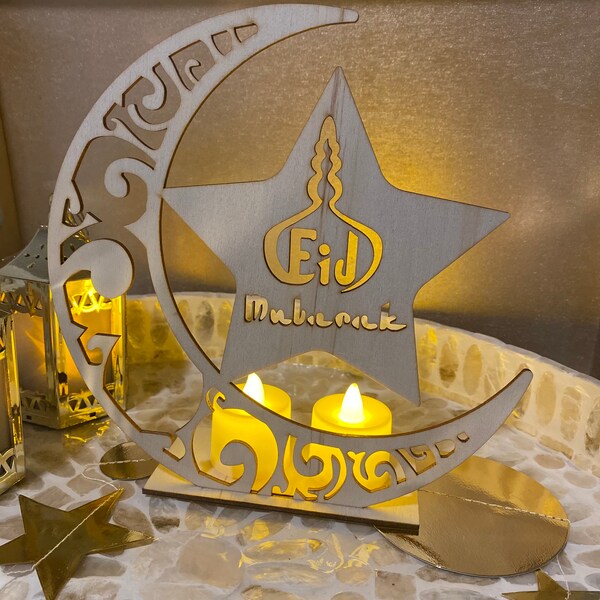 Laser Cut Eid Mubarak - Etsy