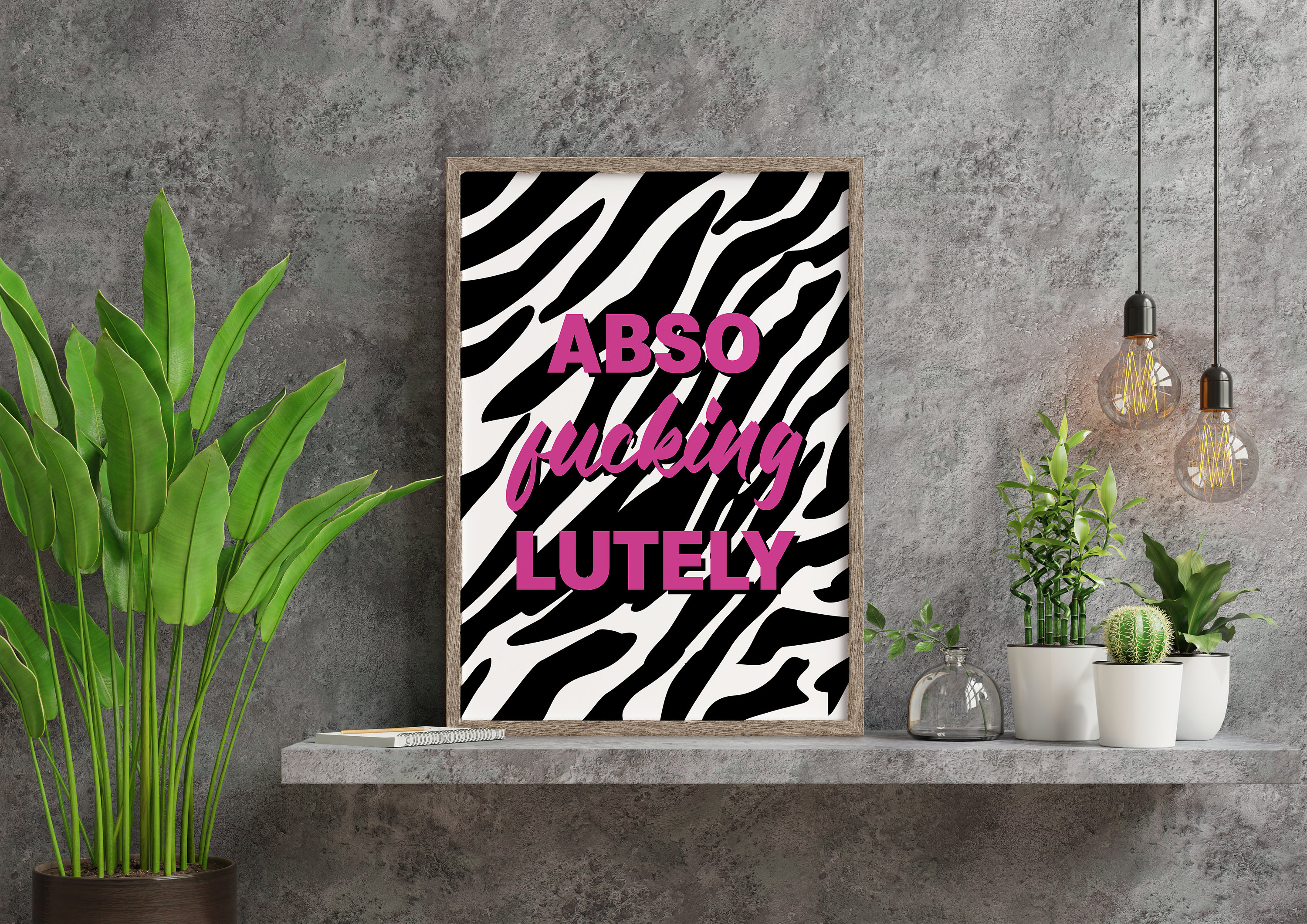 Abso Fucking Lutely Art Print Wall Decor A6 A5 A4 A3 - Etsy UK