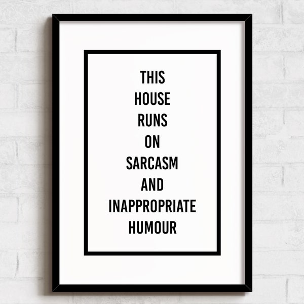Funny Poster Print - Etsy UK
