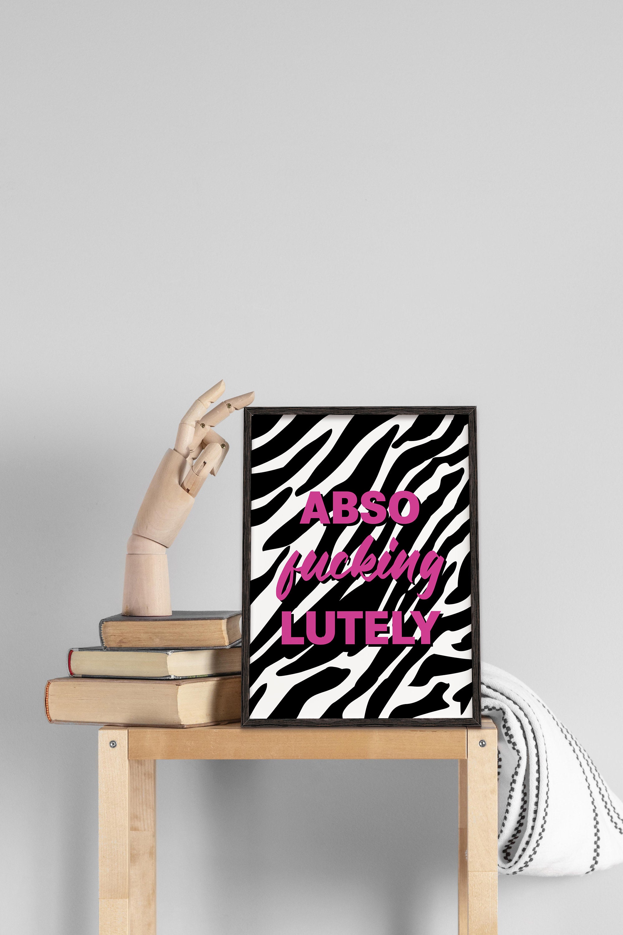Abso Fucking Lutely Art Print Wall Decor A6 A5 A4 A3 - Etsy UK