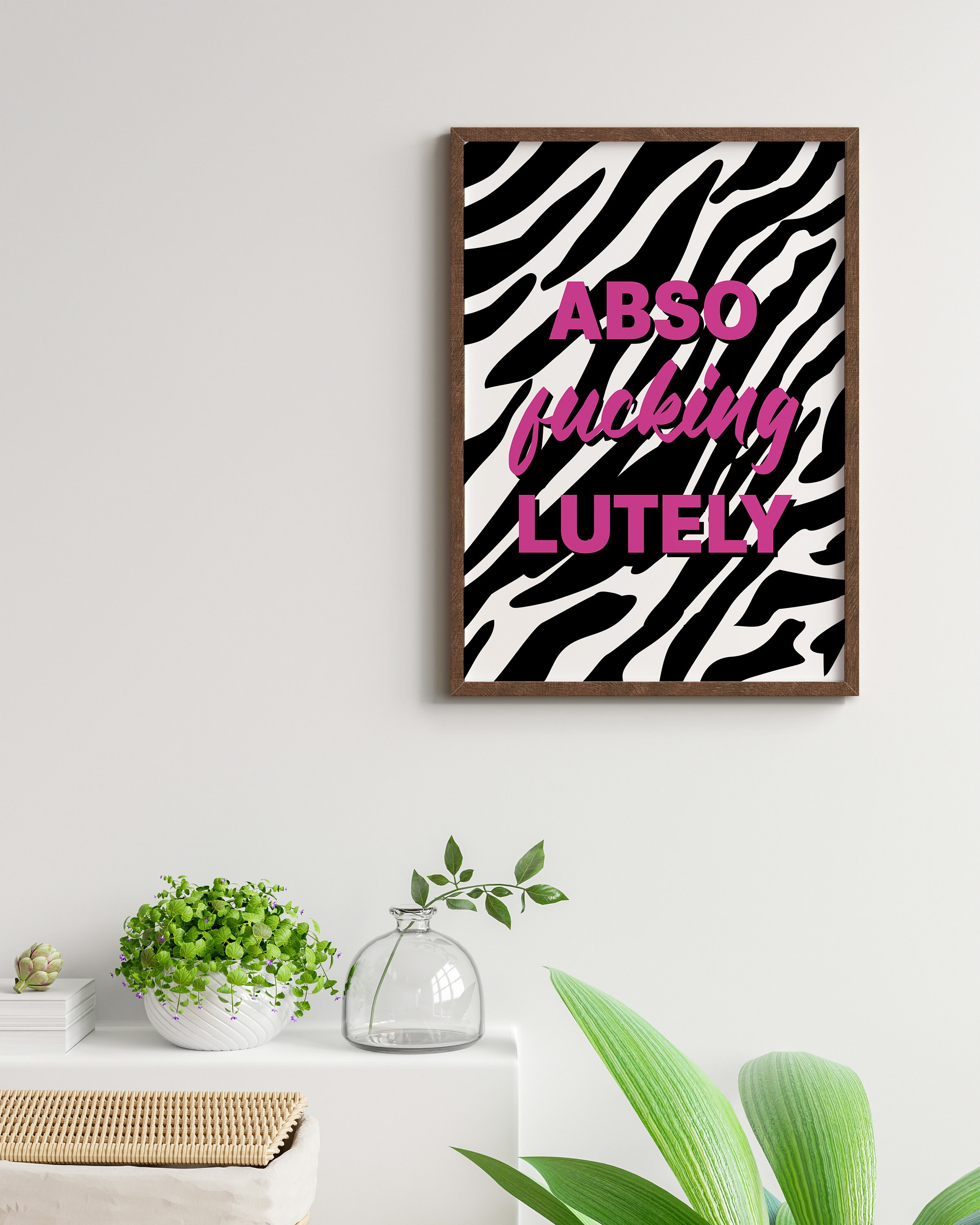 Abso Fucking Lutely Art Print Wall Decor A6 A5 A4 A3 - Etsy UK