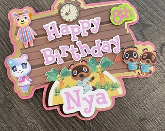 Animal.crossing Cake Topper - Etsy