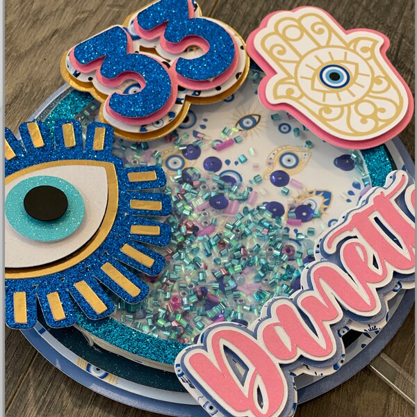 Evil Eye Cake Toppers - Etsy