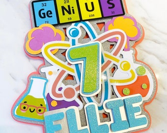 Science Cake Topper | Etsy
