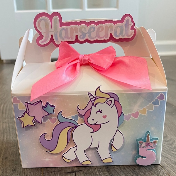 Unicorn Box - Etsy