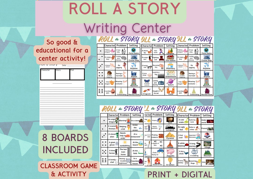Roll a Story - Writing Center - Short Story Creative Writing ...