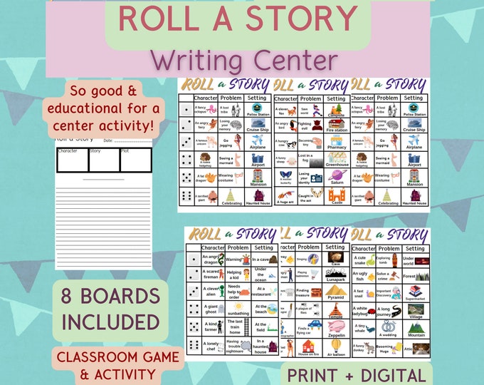 Roll a Story - Writing Center - Short Story Creative Writing ...