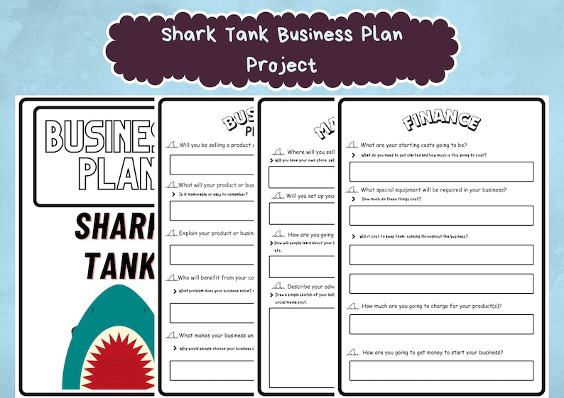 Shark Tank Business Plan Project - Business Economics Project for ...