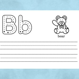 26 ABC Phonics Tracing Worksheets, Preschool - Kindergarten Handwriting ...