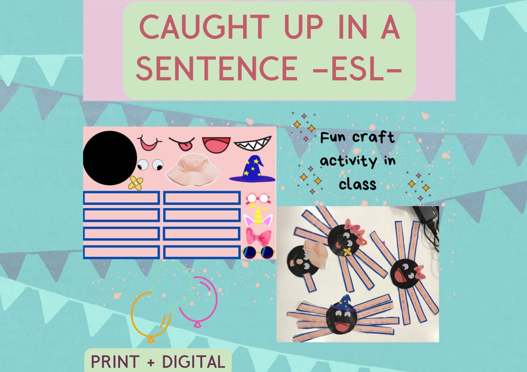 Printable Craft Activity, Writing Sentences, Education for Kids, School ...