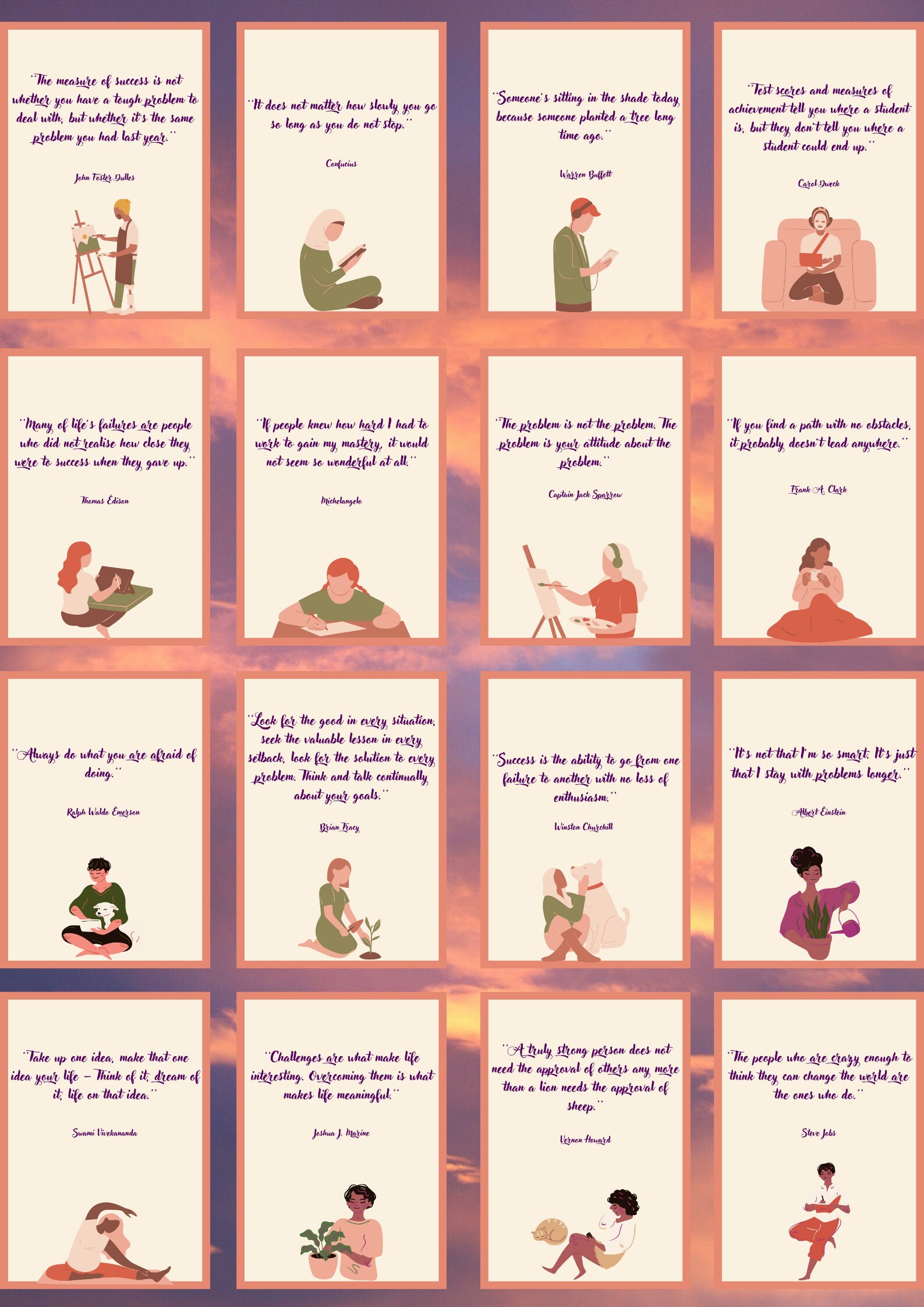 Printable Growth Mindset Poster Set for Bulletin Board or Classroom ...