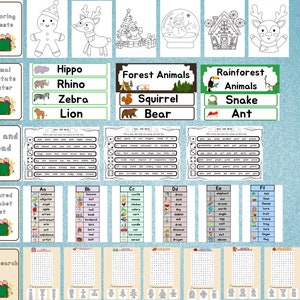 Preschool Pre-k + Kindergarten Learning Bundle, 1500+ Page, Activity ...