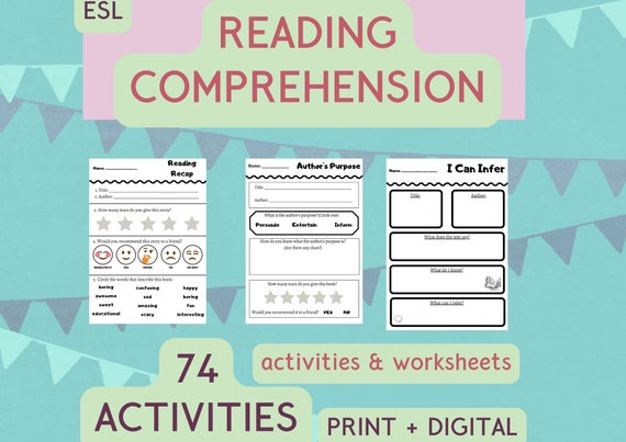 Esl Printable Reading Comprehension Worksheets