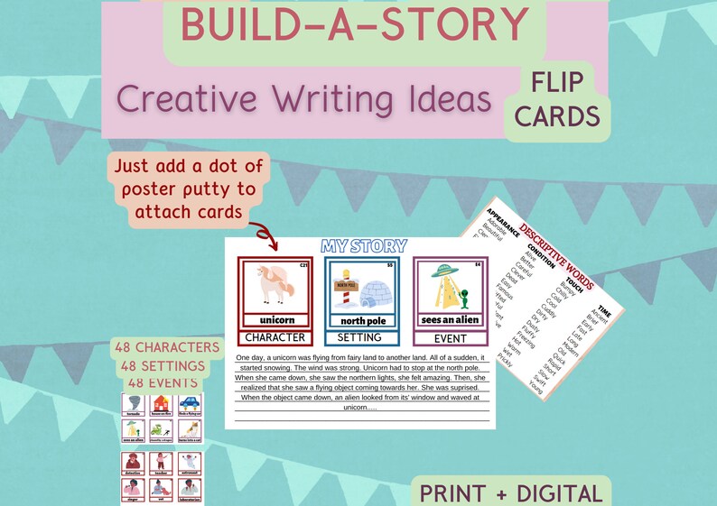 Writing Center: Build-a-story With Creative Writing Picture Prompts ...