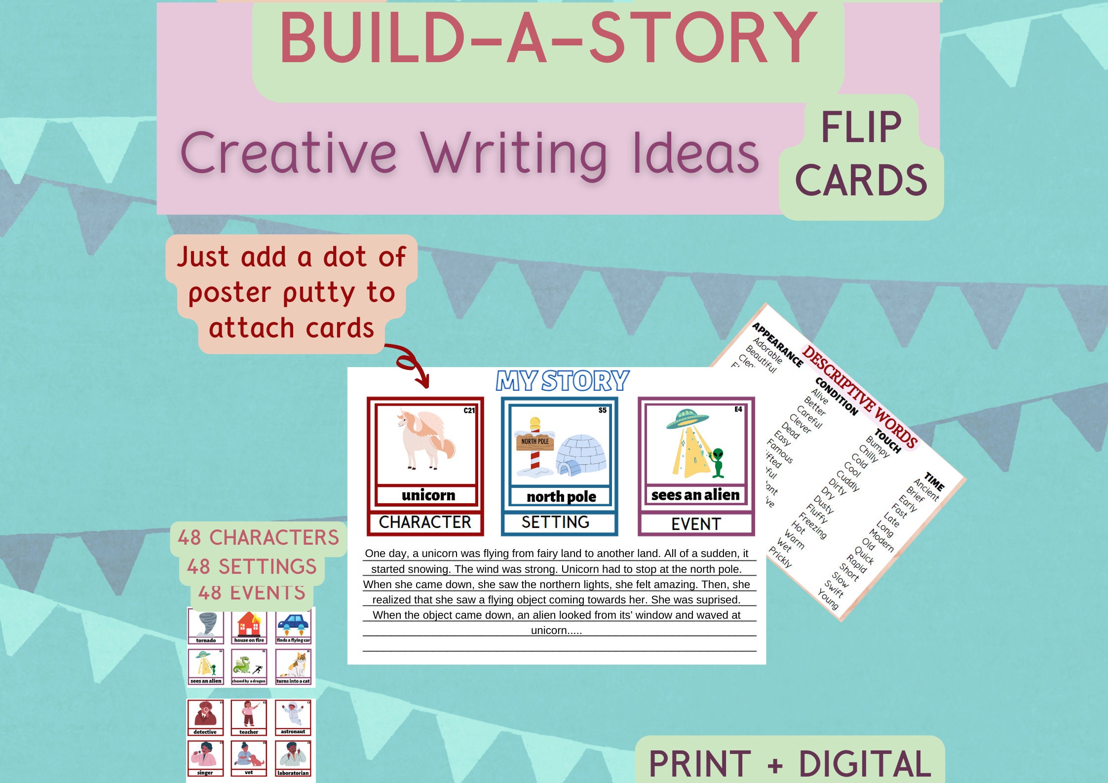Writing Center: Build-a-story With Creative Writing Picture Prompts ...