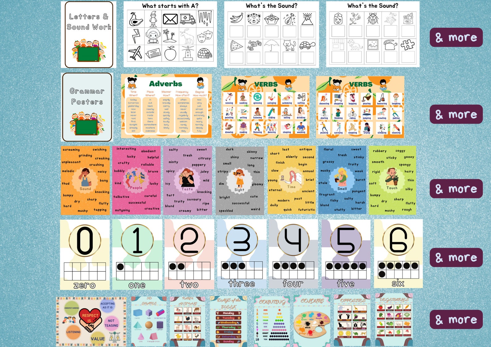 Preschool Pre-k Kindergarten Learning Bundle 1500 Page - Etsy