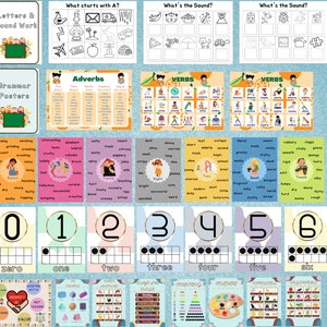 Preschool Pre-k + Kindergarten Learning Bundle, 1500+ Page, Activity ...