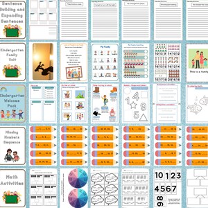 Preschool Pre-k + Kindergarten Learning Bundle, 1500+ Page, Activity ...