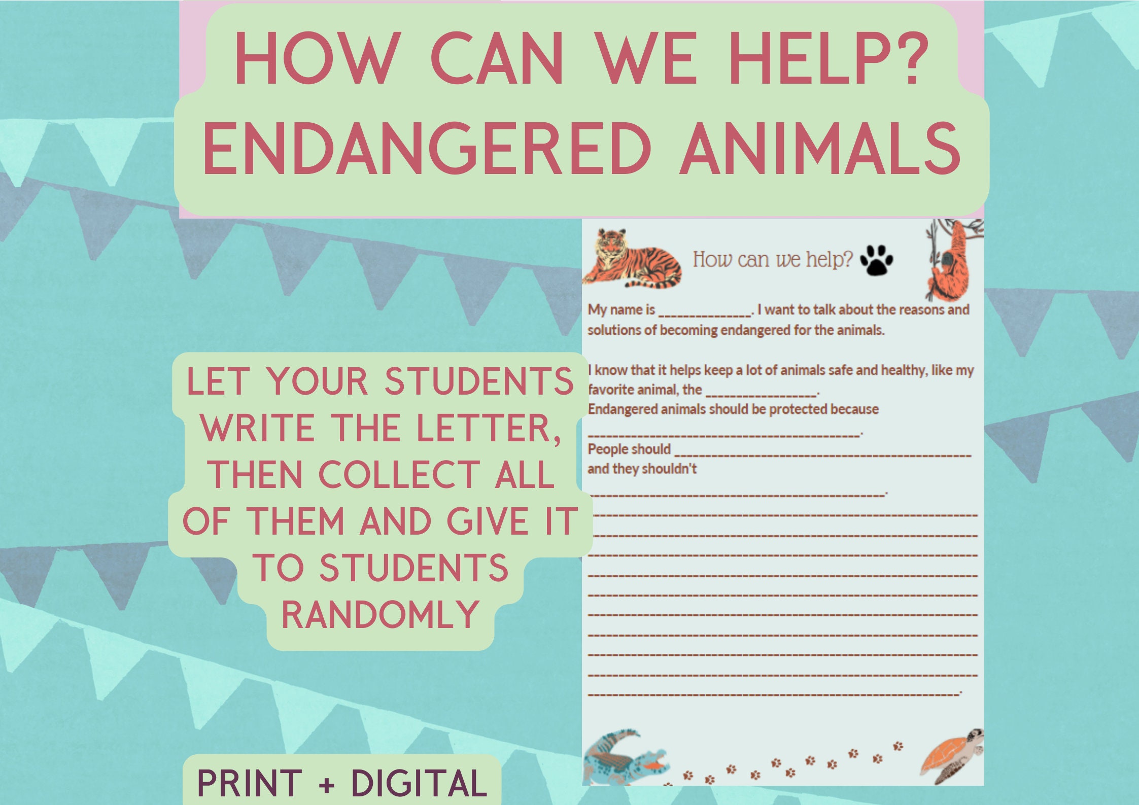 Educational Activity, Endangered Animals, Save Animals, School ...