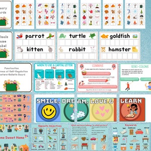 Preschool Pre-k + Kindergarten Learning Bundle, 1500+ Page, Activity ...