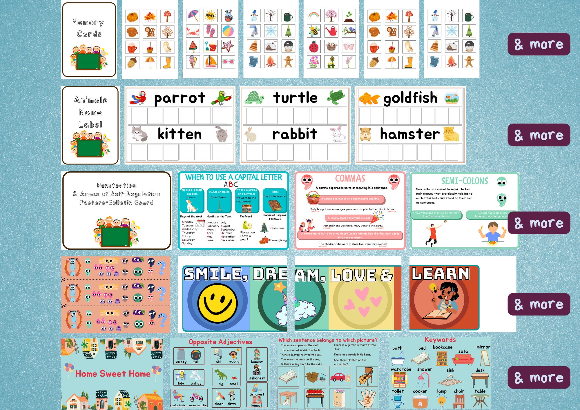 Preschool Pre-k Kindergarten Learning Bundle 1500 Page - Etsy