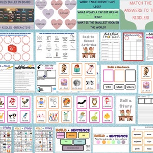 Preschool Pre-k + Kindergarten Learning Bundle, 1500+ Page, Activity ...