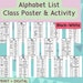 25 Printable Alphabet Posters, Coloring Activity & Worksheets ...