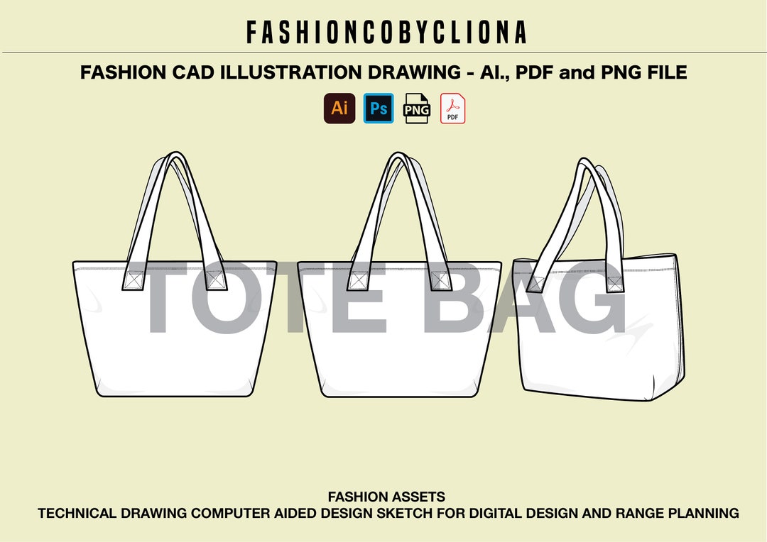 Tote Bag Template Vector
