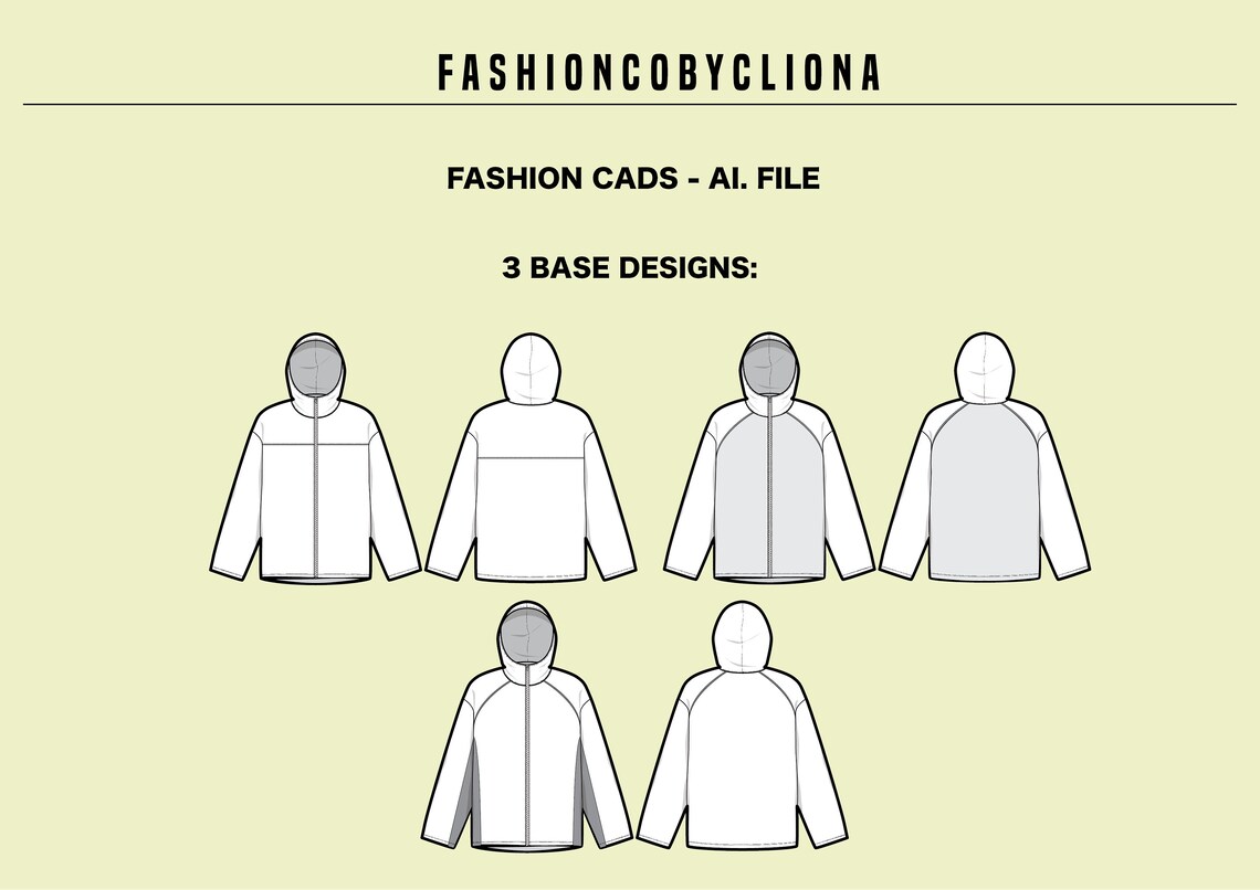 Design Your Own Gorpcore Shell Jacket Bundle Fashion Design Template ...