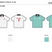 Football Team Kit Jersey Shirt CAD Fashion Design Template -flat Sketch ...