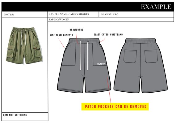 Drawing Short Pockets