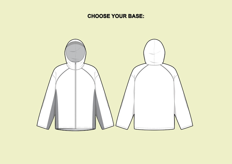 Design Your Own Gorpcore Shell Jacket Bundle Fashion Design Template ...