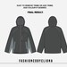 Design Your Own Gorpcore Shell Jacket Bundle Fashion Design Template ...