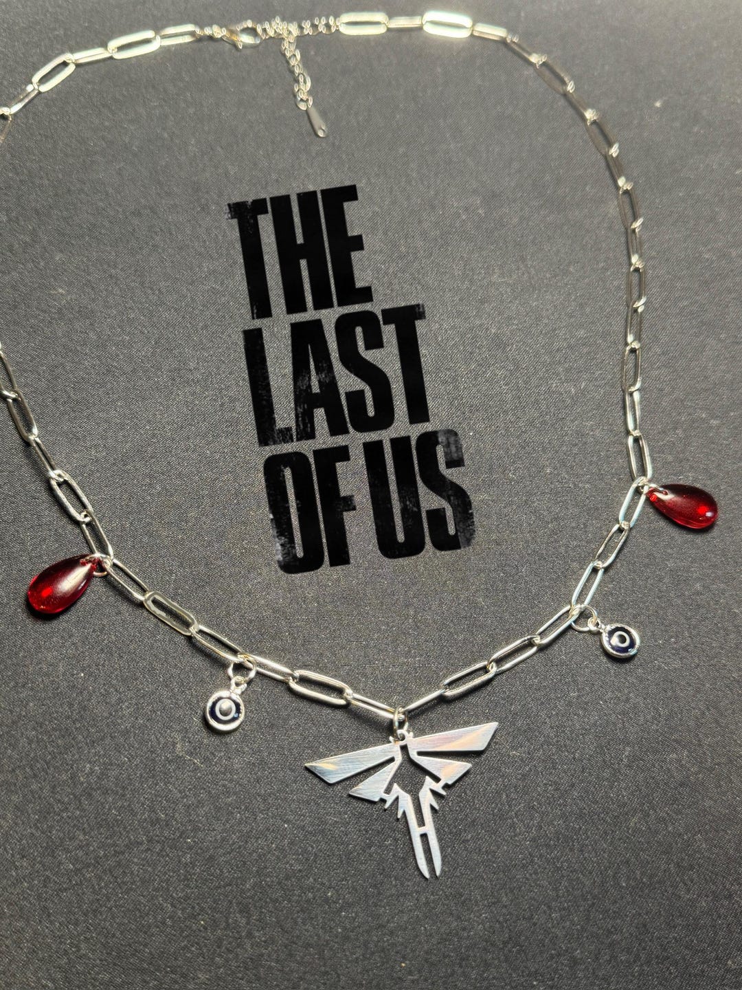 The Last of Us Inspired Necklace With Fireflies Symbol, Evil Eye ...