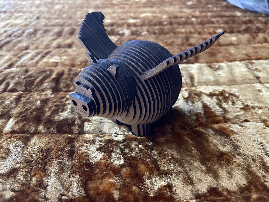 Flying Pig - Digital File - Laser - DXF, SVG - Etsy