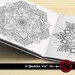 Adult Coloring Book Mandala, Coloring Book Pages PDF Mandalas, Coloring ...
